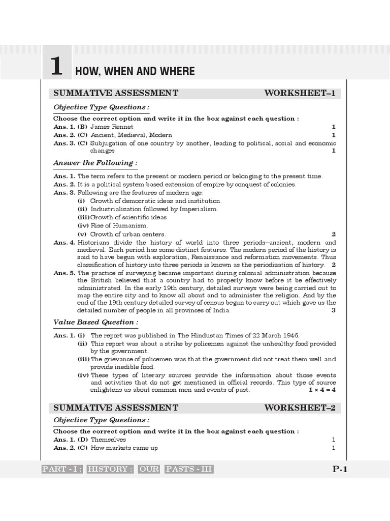 T1429614515iworksheet S-ST Class 8th Solution | PDF | Indian Rebellion ...