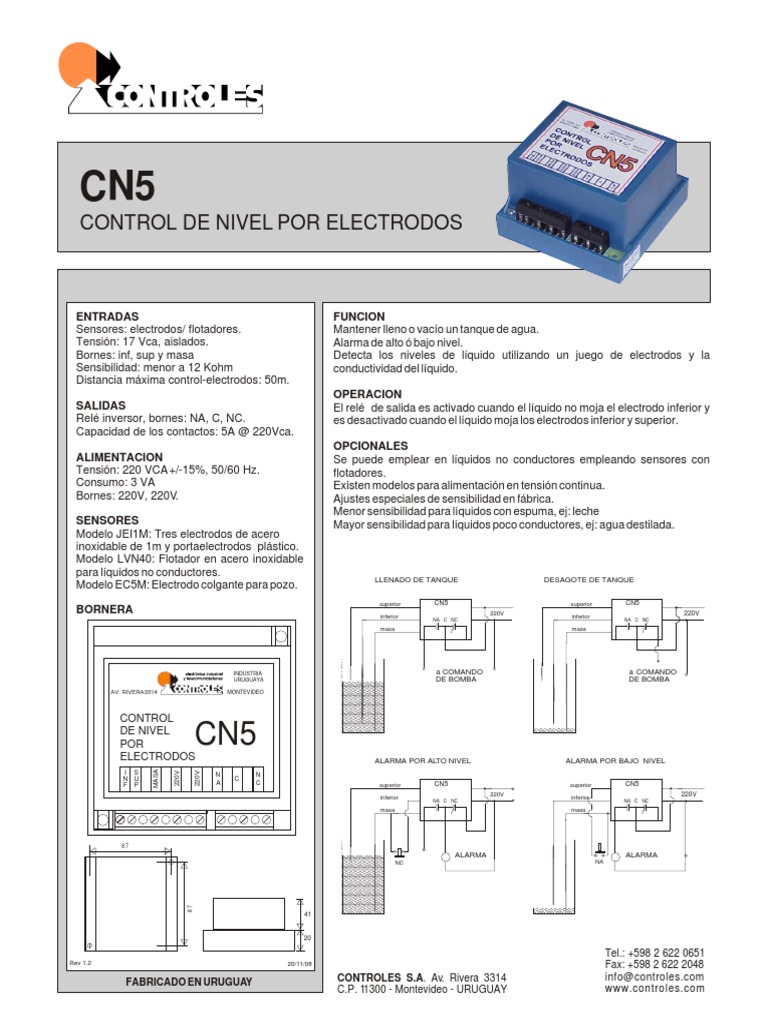 Cn5 Control de Nivel | PDF