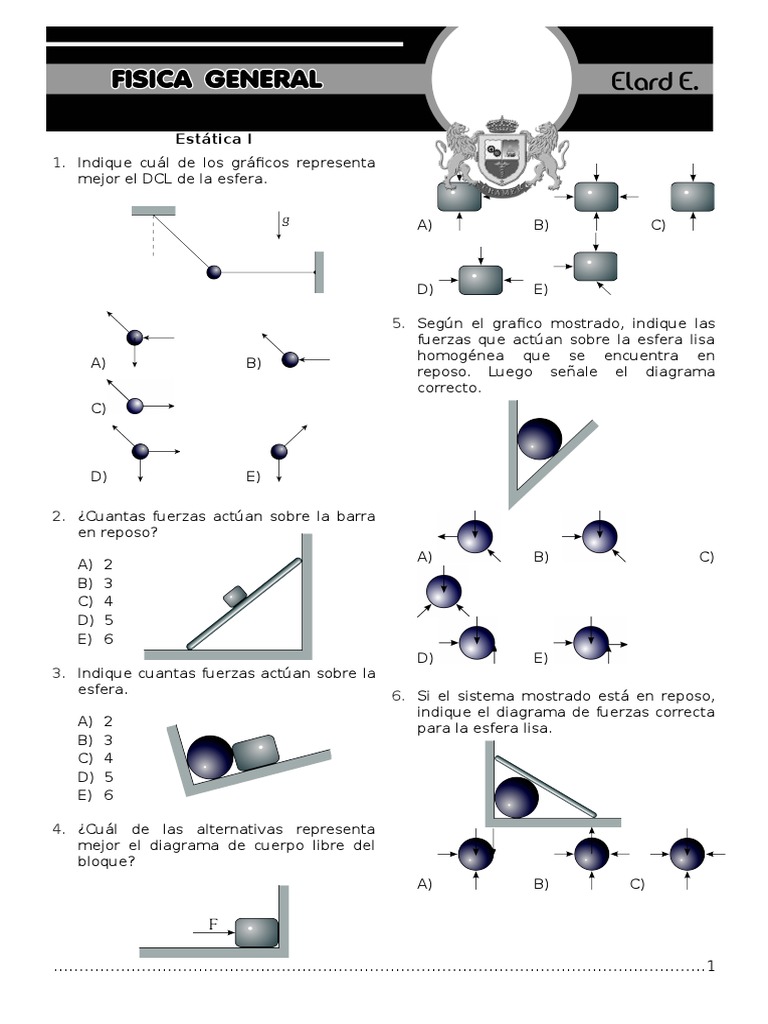 Estatica 3º Sec Cramer | PDF | Kilogramo | Masa