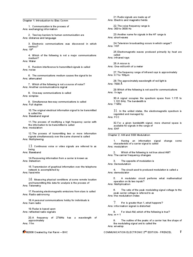 Frenzel | PDF | Frequency Modulation | Detector (Radio)