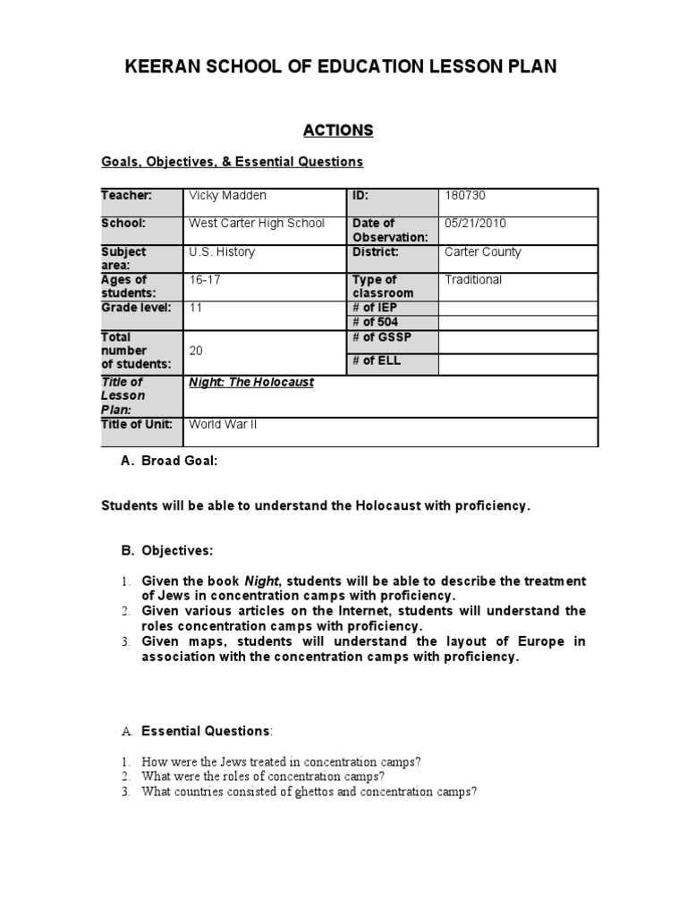 WebQuest Lesson Plan | PDF | Human | Earth