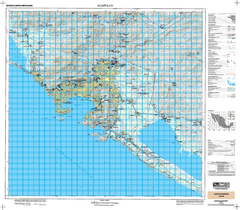 Coordenadas y Topografía de Acapulco | PDF | Geodesia | México