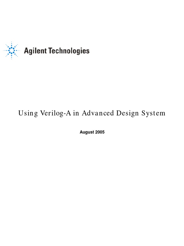 Using Verilog-A in Advanced Design System: August 2005 | PDF | Array ...
