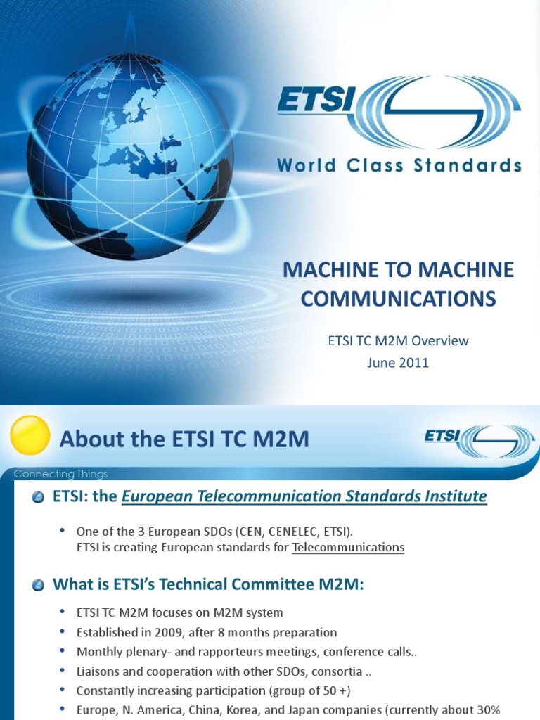 m2m Communication Overview | PDF | Telecommunications | Computer Networking