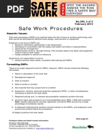 General SWP Template | PDF | Risk Assessment | Safety