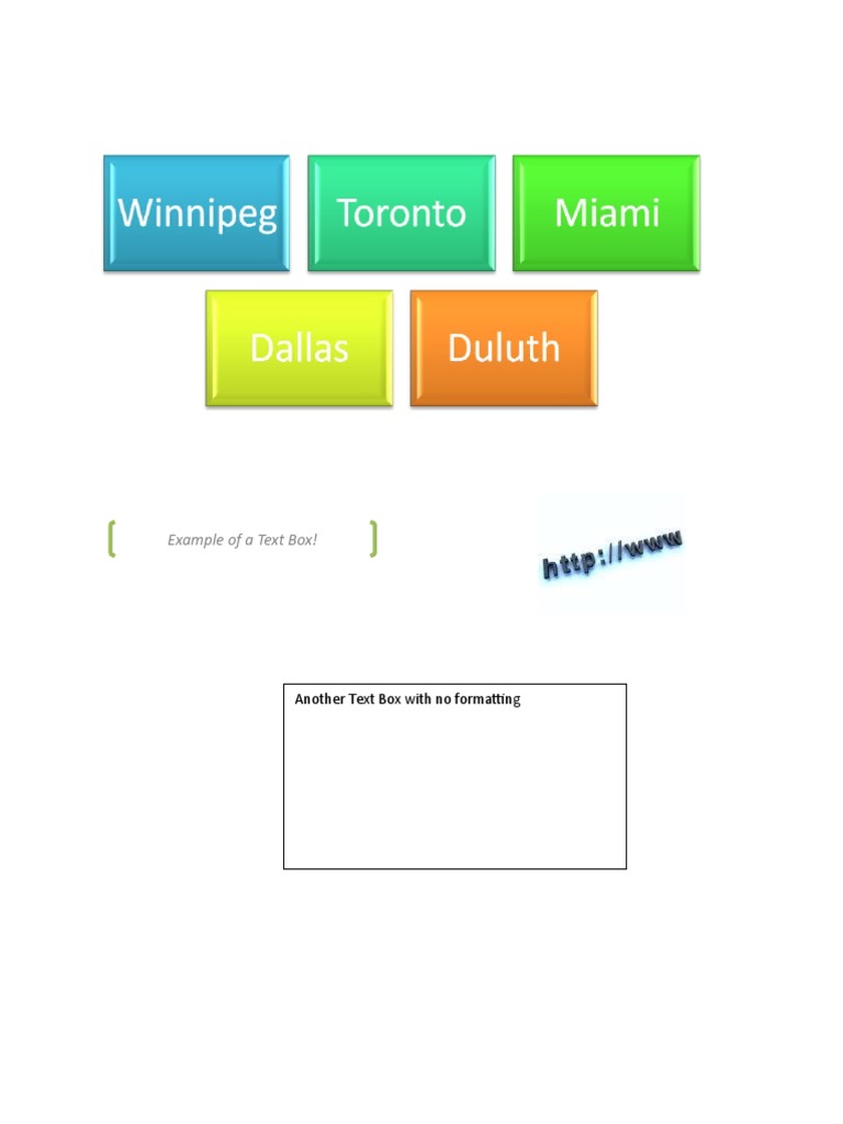 Text Box Formatting Examples | PDF