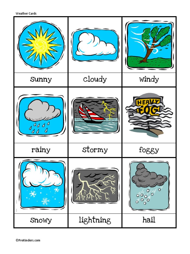 Weather Cards | PDF