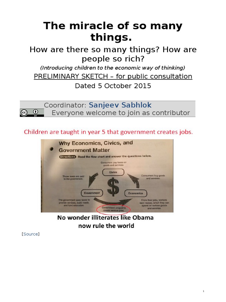 Economics For Children Pdf Wealth Economics