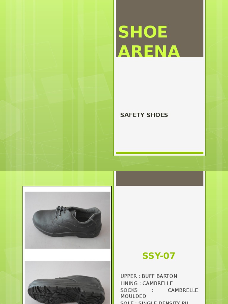 Safety Shoes Specifications and Models | PDF