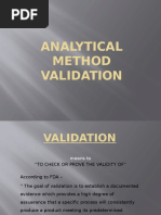 Sop For Analytical Method Validqation and Verification | PDF | Assay | Accuracy And Precision