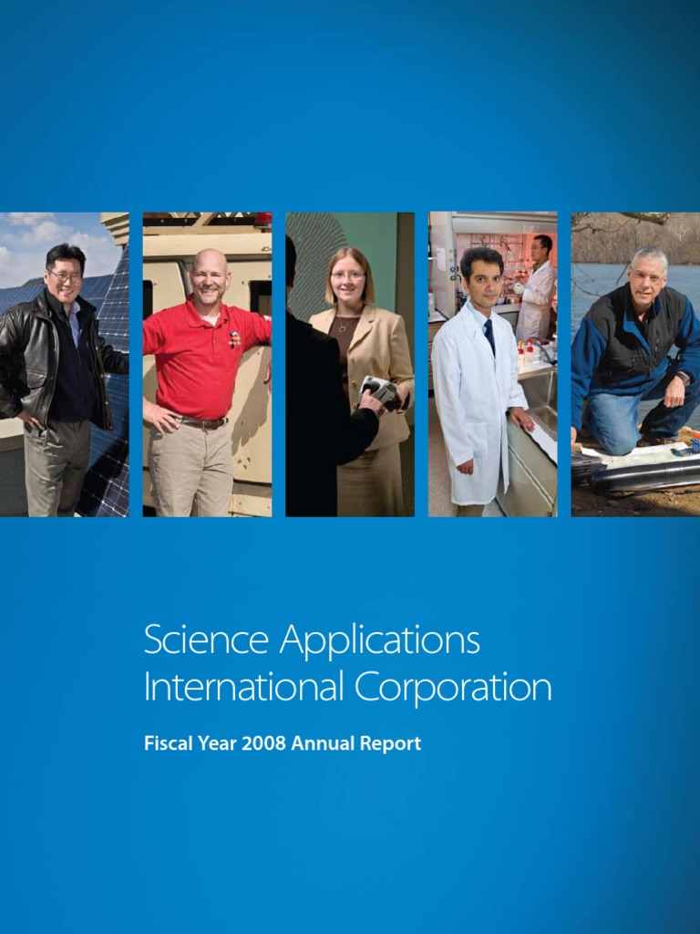 Science Applications International Corporation: Fiscal Year 2008 Annual ...
