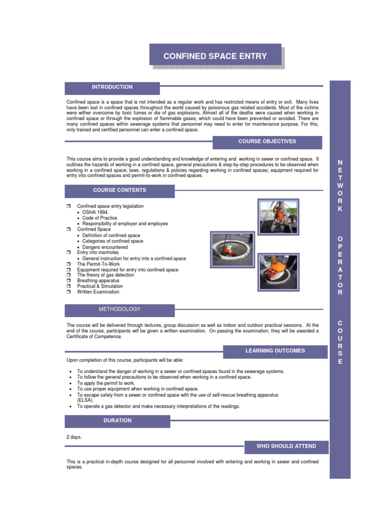 51 Confined Space | PDF | Occupational Safety And Health | Safety