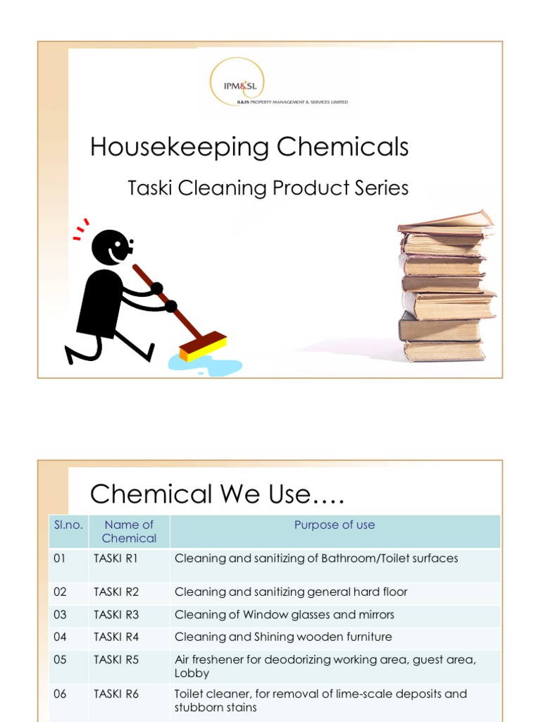 Housekeeping Chemicals PDF | PDF