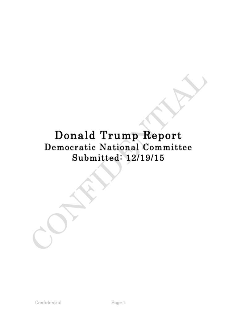 Donald Trump Opp From DNC | PDF | Donald Trump | American Government