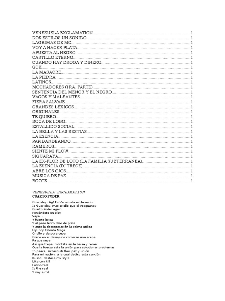 Letras Hip Hop | Infierno