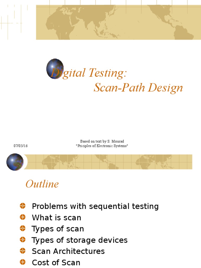 Scan Path Design | PDF | Computer Engineering | Digital Electronics