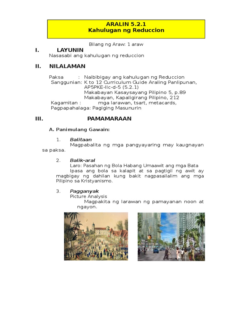 Lesson Plan in AP 5 Quarter II | PDF