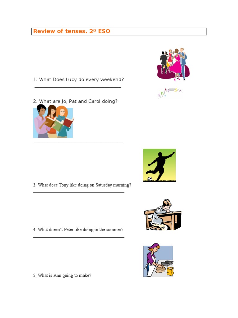 Review of Tenses | PDF