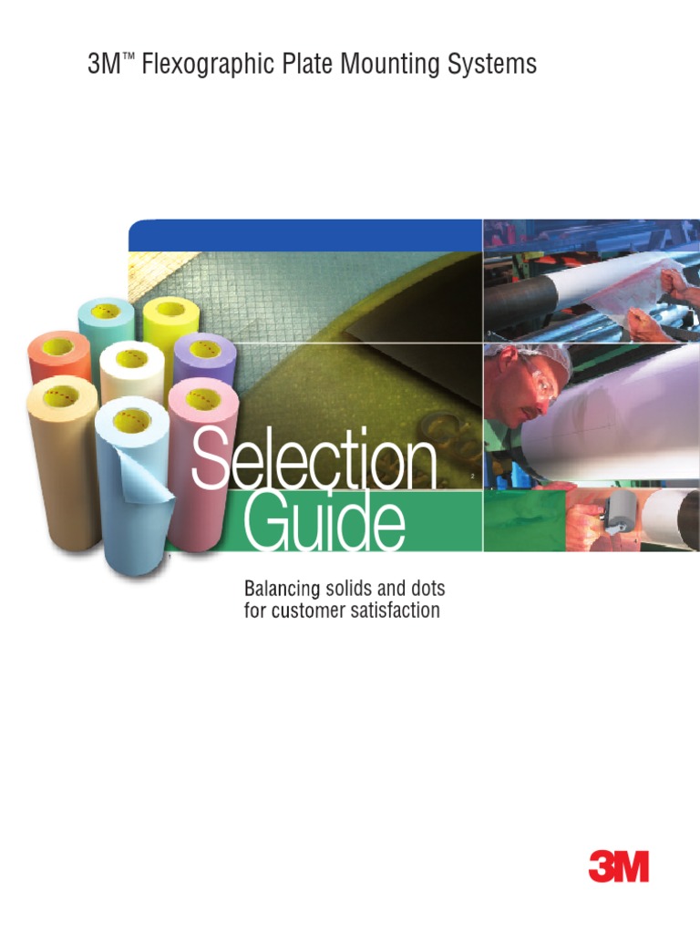 3M flexo graphic mounting.pdf | Adhesive | Poly(Methyl Methacrylate)