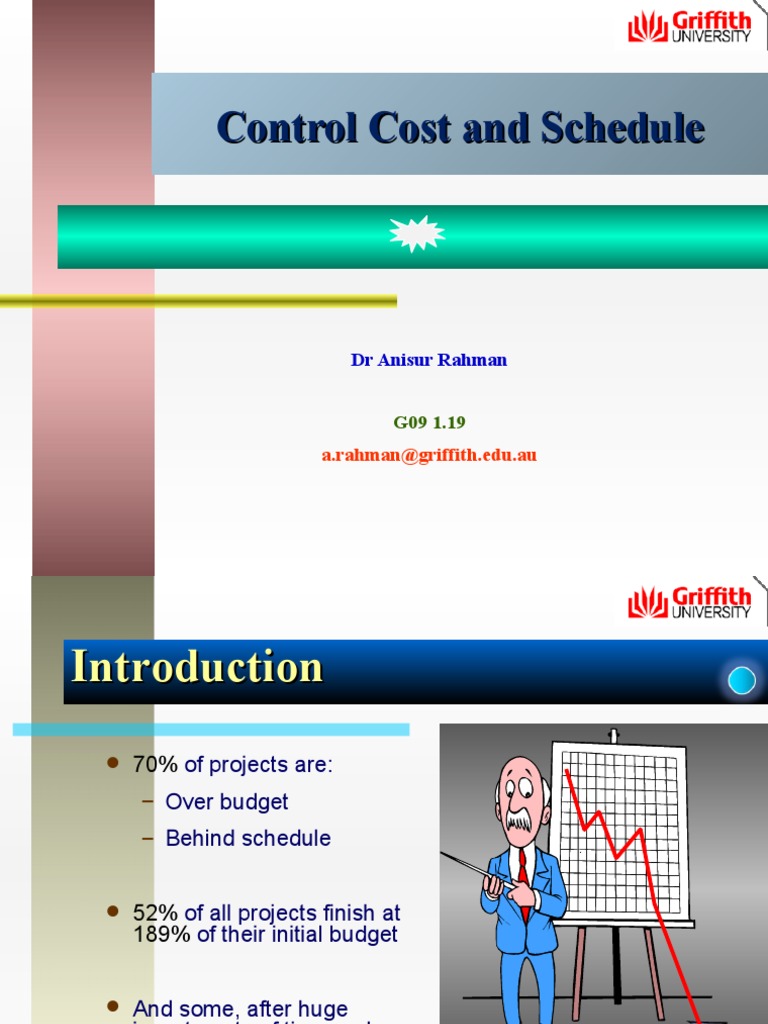 Lecture 7 - Cost and Schedule Control | PDF | Business