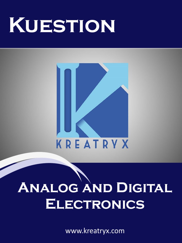 Analog And Digital Electronics Pdf Pdf Analog To Digital Converter