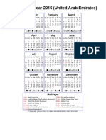 Aramco Operational Calendar 2025 | PDF | Semitic Words And Phrases