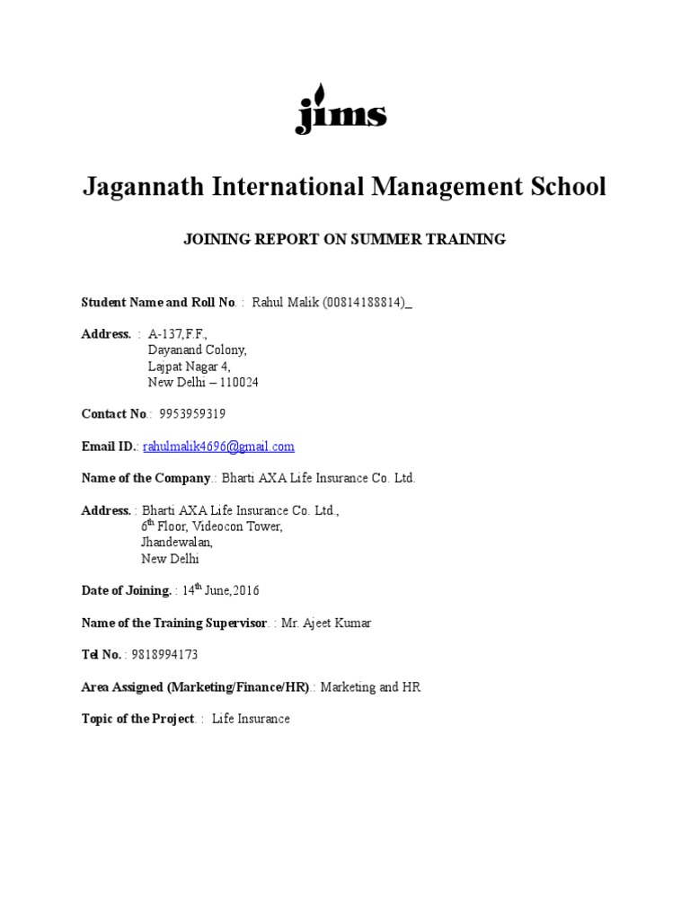 2 Joining Report | PDF