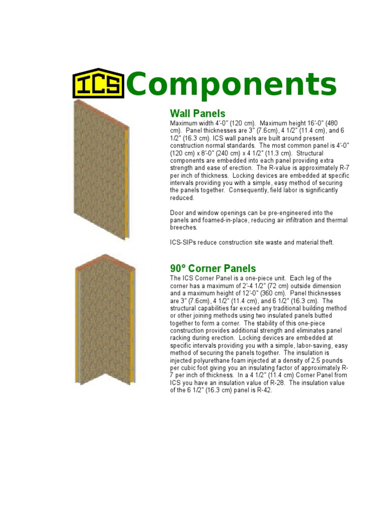 ICS Components | PDF | Architectural Design | Architecture