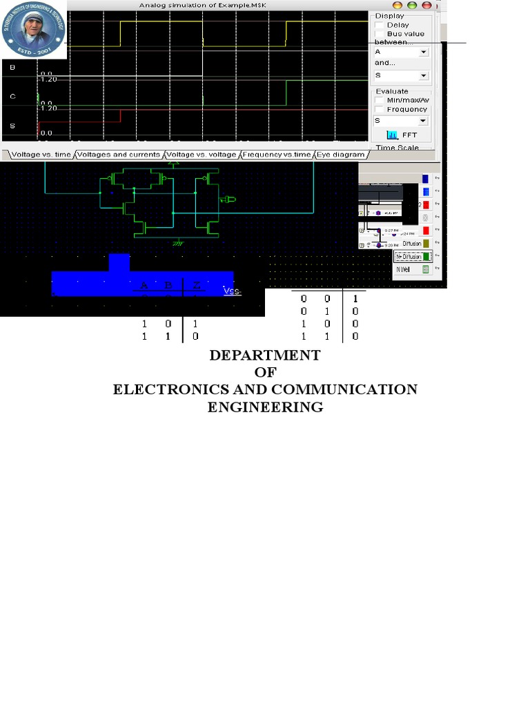 Vlsi Lab Manual (Microwind) | Download Free PDF | Logic Gate | Mosfet