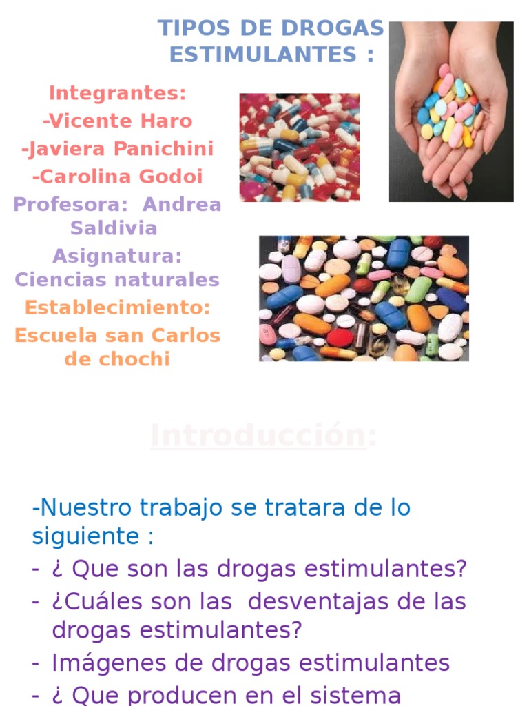 Drogas Estimulantes Trabajo de 6b | PDF