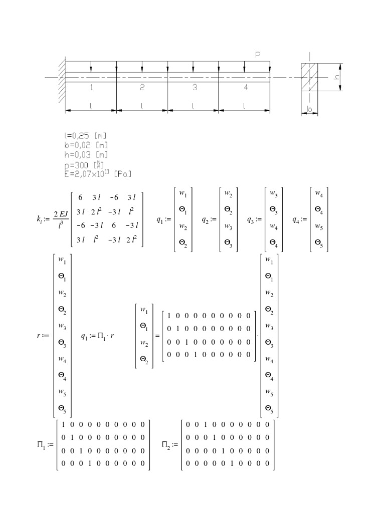 FEM Beam | PDF | Teaching Methods & Materials