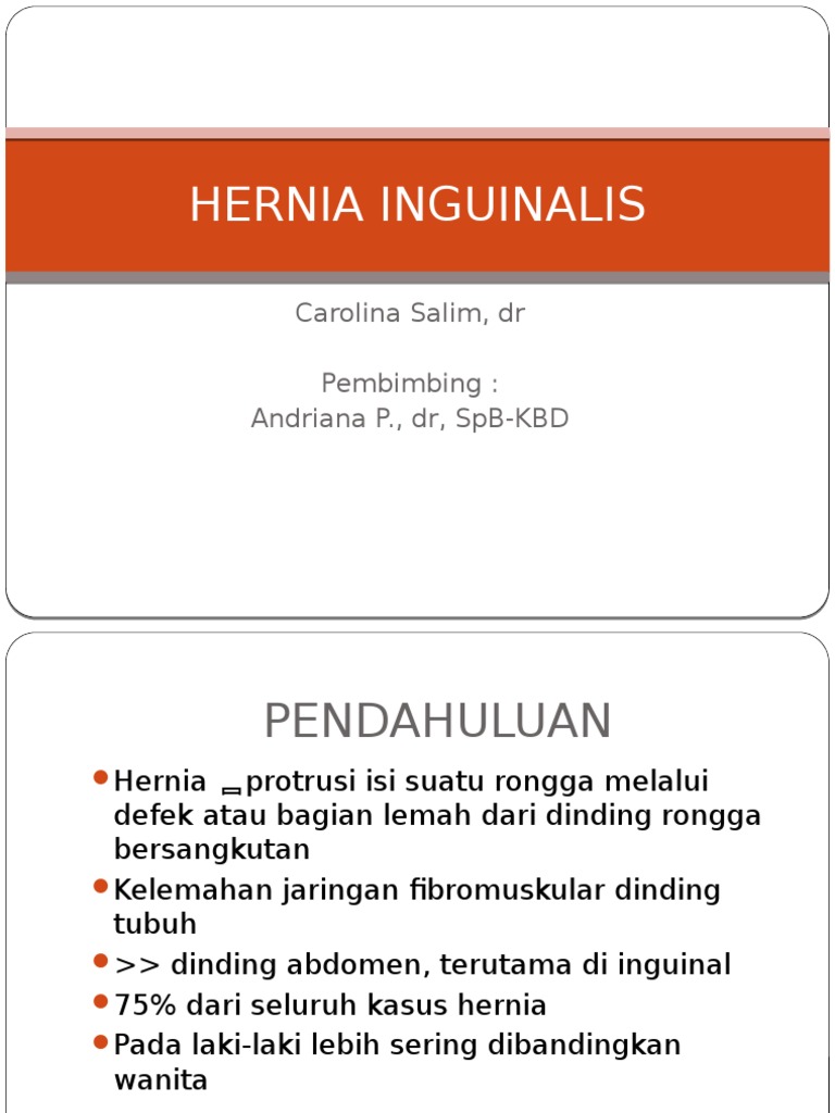 Hernia Inguinalis Ter - 2 | PDF