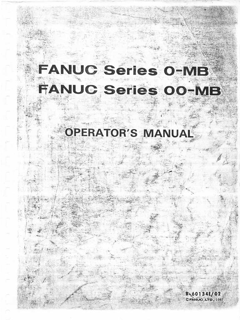 Fanuc 0 User Programming Guide Download Free Pdf Machining Numerical Control