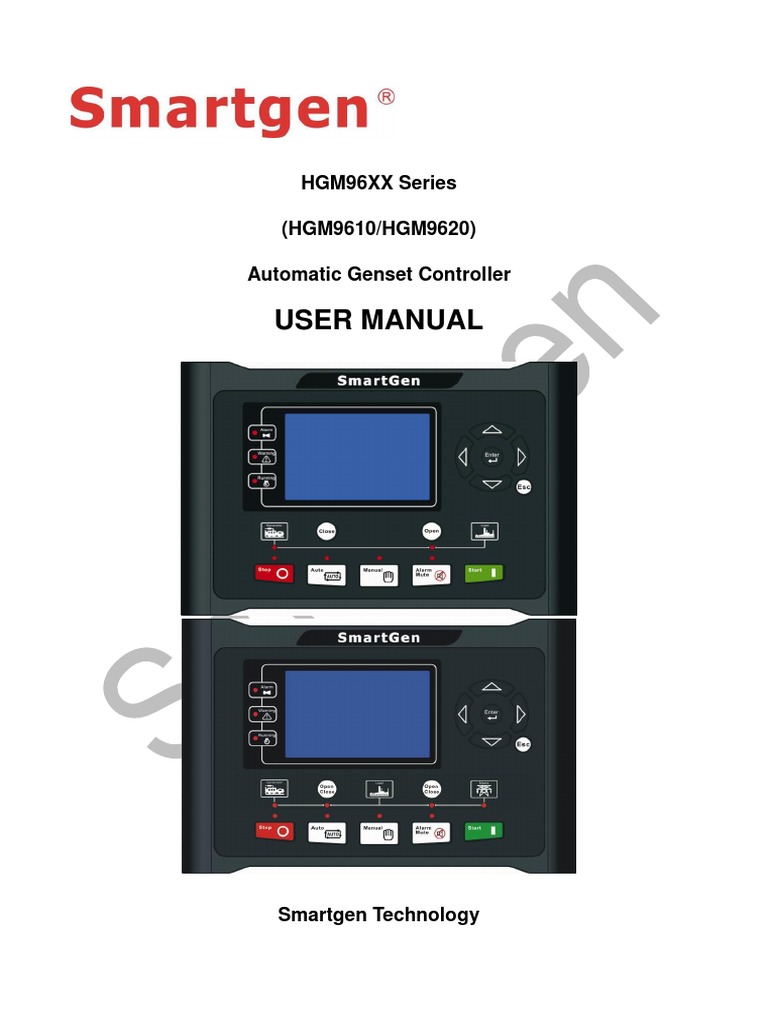 HGM96XX Series (HGM9610/HGM9620) Automatic Genset Controller USER ...