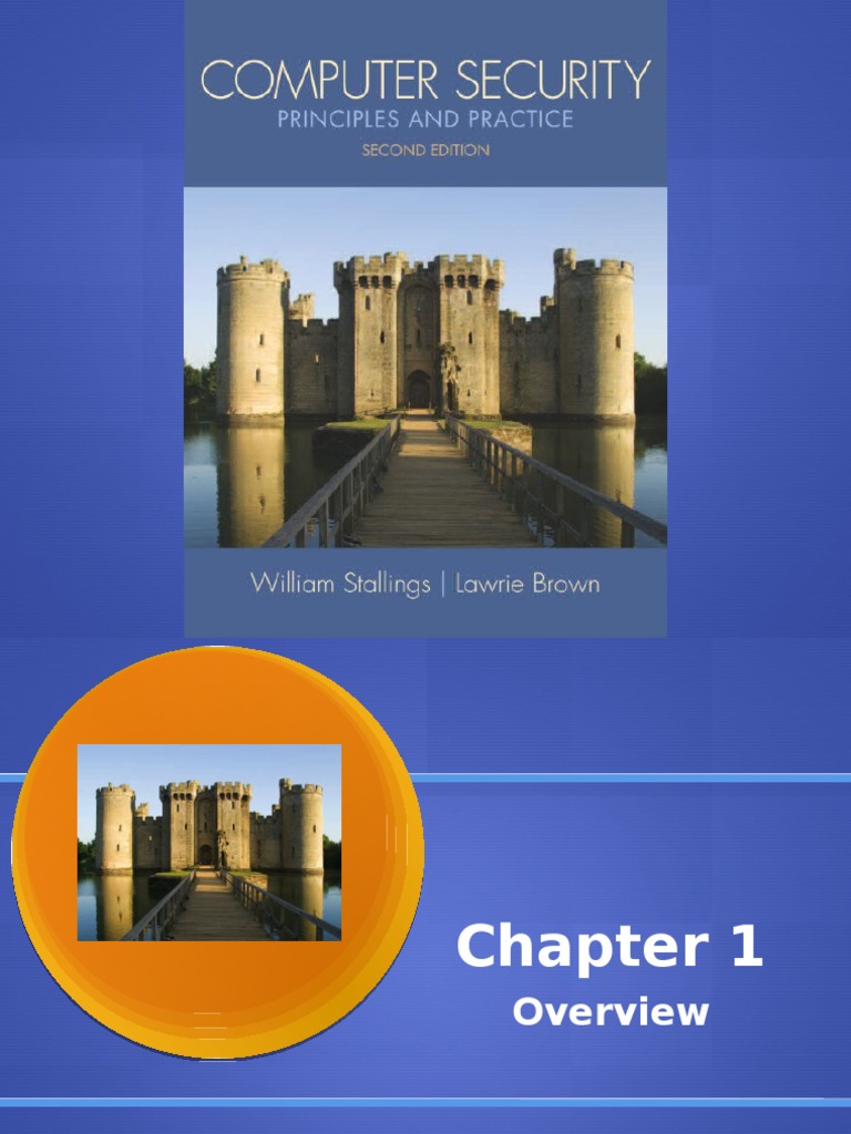 Overview of Computer Security Concepts, Services, Mechanisms and ...