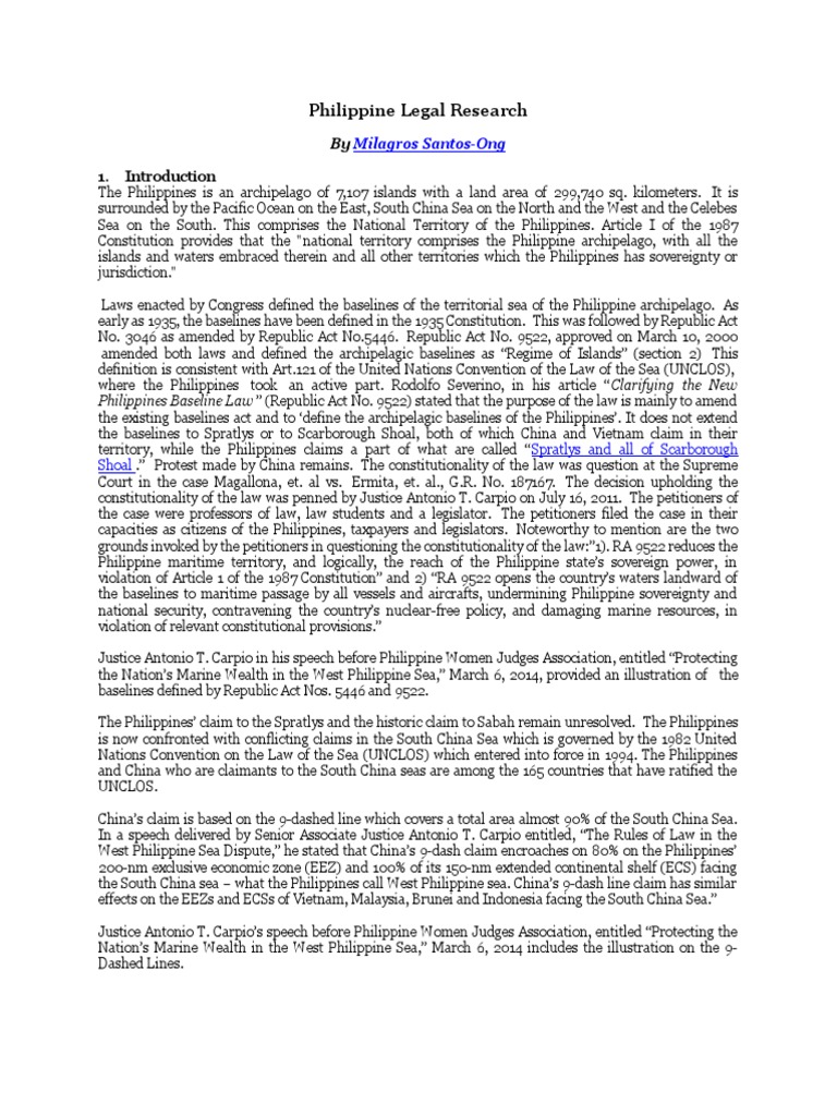 Philippine Legal Research | PDF