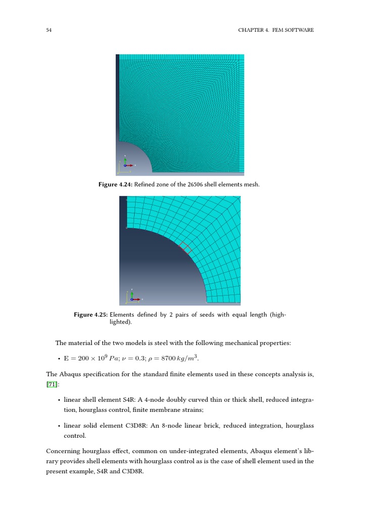 FEM Software: Abaqus Shell Elements | PDF | Computers