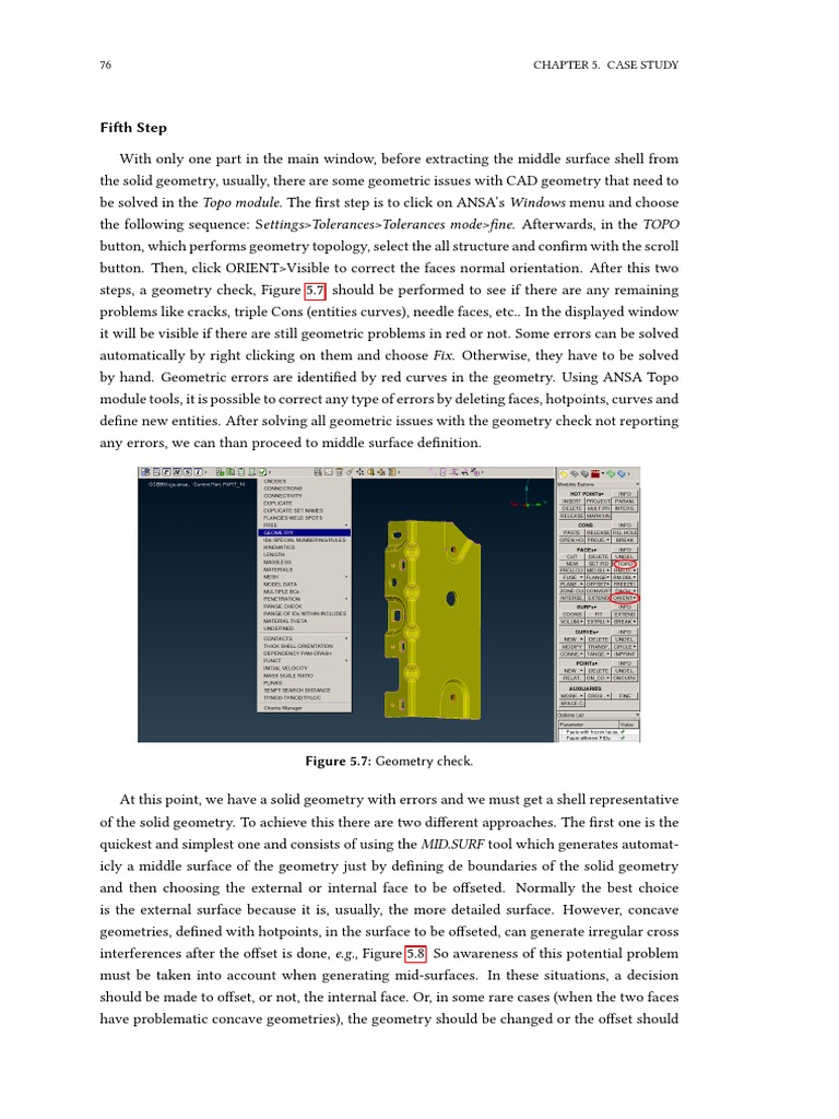 CAD Geometry Error Correction Guide | PDF