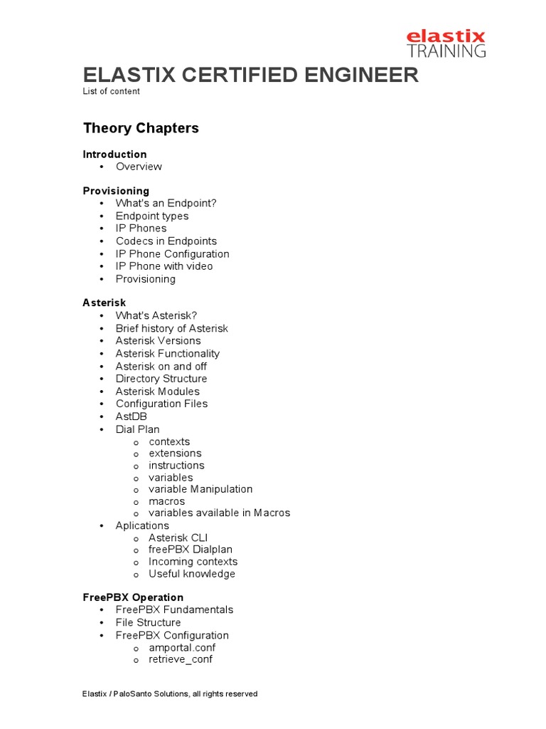 ELASTIX-CE-CONTENT | PDF | Session Initiation Protocol | Telephony