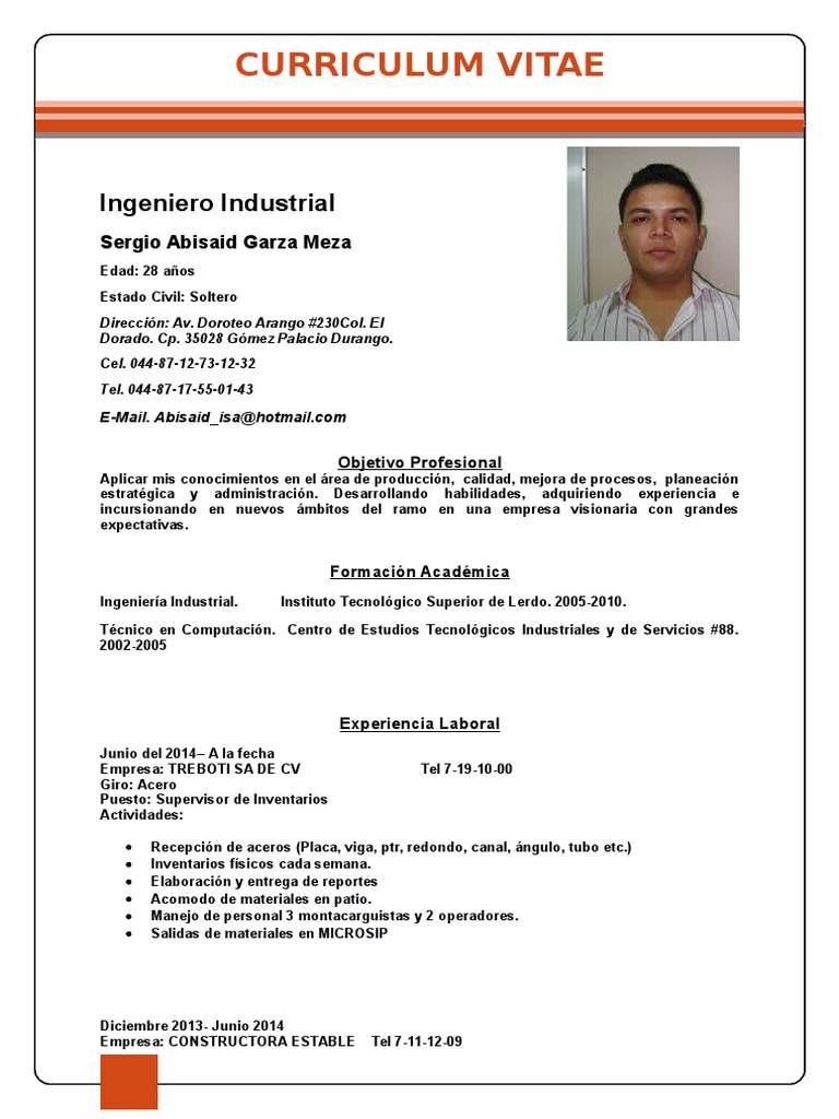 Sergio Curriculum | PDF