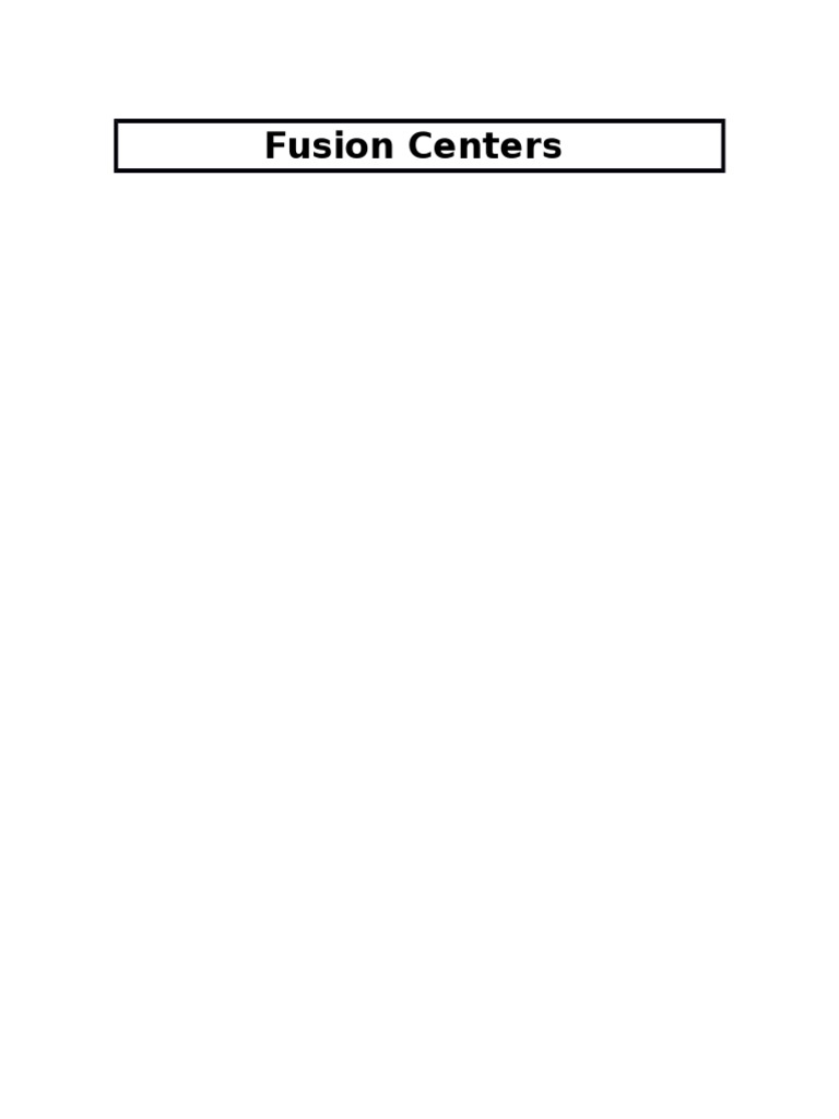 Fusion Centers Affirmative - JDI 2015 | PDF | United States Department ...