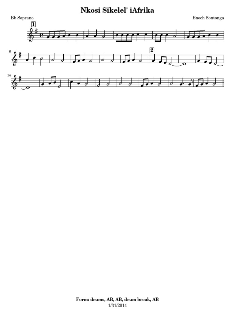 Soprano BB Treble Clef Letter | PDF | Language Arts & Discipline