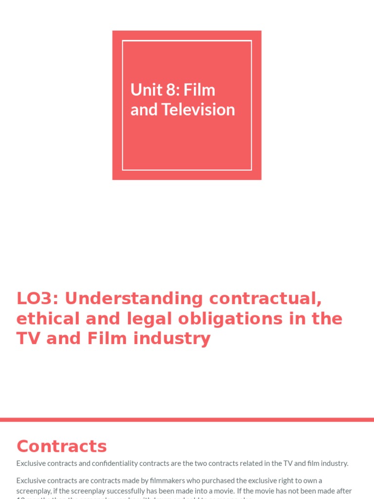 Unit 8 - Lo3 - Understanding Contractual Ethical and Legal Obligations | PDF | Obscenity | Non ...