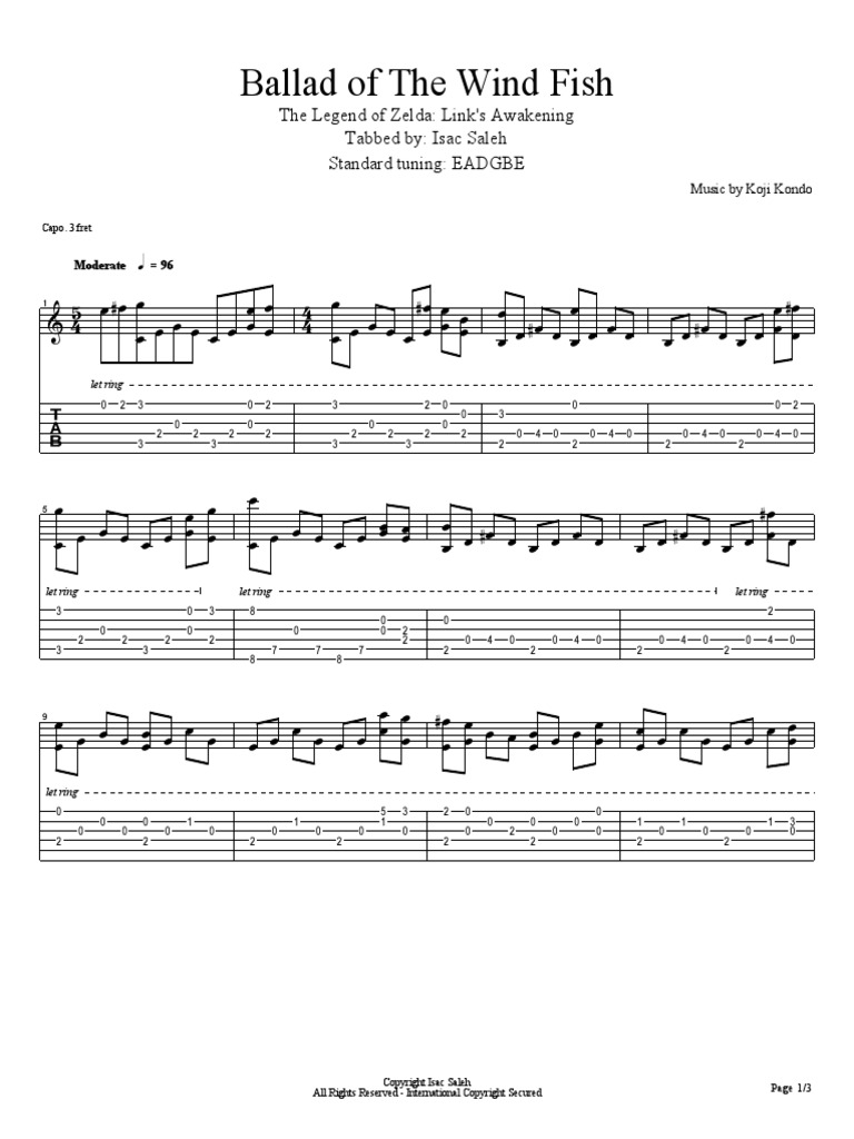 Ballad of The Wind Fish | PDF