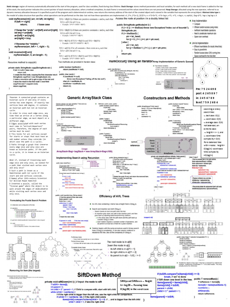 EECS 233 Final Exam Cheat Sheet PDF | PDF | Graph Theory | Theoretical ...
