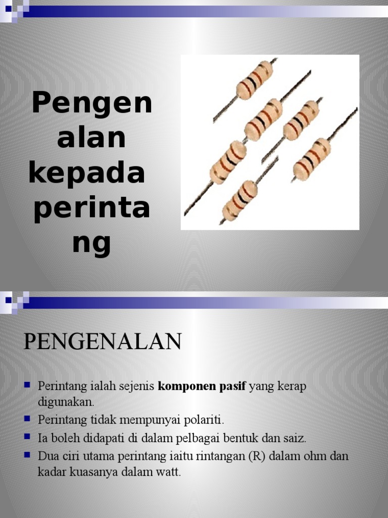 Perintang | PDF