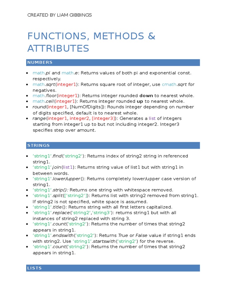 Python Cheat Sheet | PDF | Inheritance (Object Oriented Programming ... Python Cheat Sheet | PDF | Inheritance (Object Oriented Programming ...