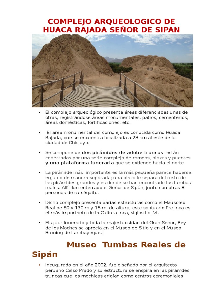 Huaca Rajada | Arqueología | Naturaleza
