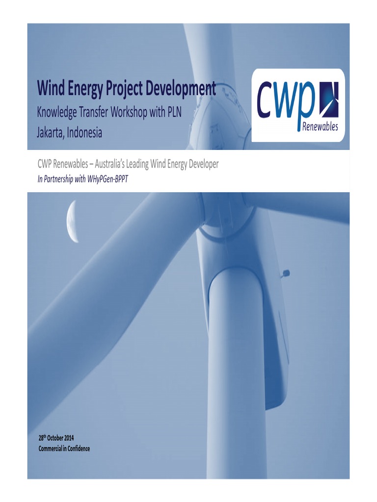 Wind Energy Workshop - PLN PDF | PDF | Wind Power | Internal Rate Of Return