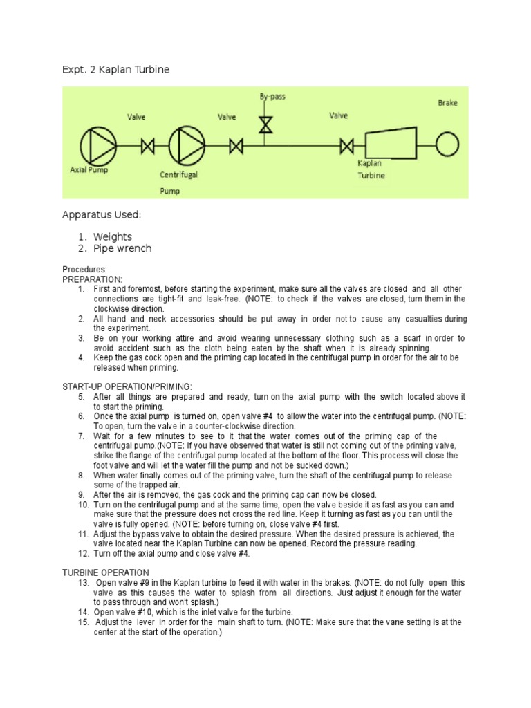 Kaplan | PDF | Pump | Valve